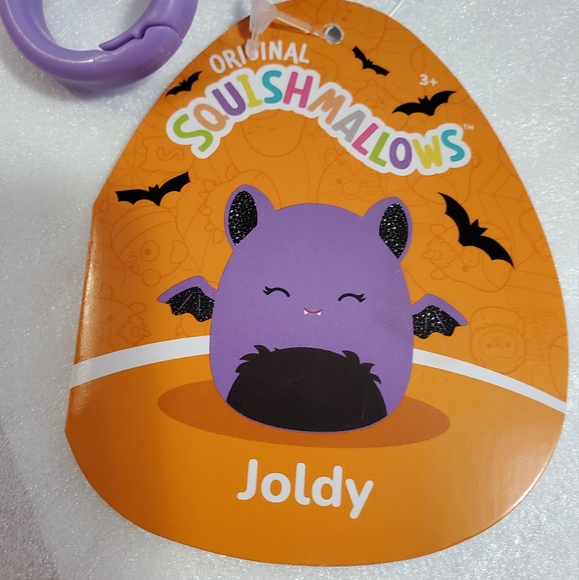 Squishmallows | Toys | Nwt Joldy Purple Bat Squishmallows Clip | Poshmark